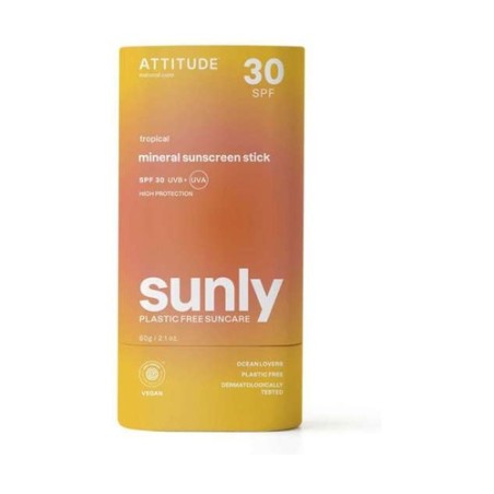 SUNLY Crema Solar TROPICAL SPF 30 60 G DE ATTITUDE