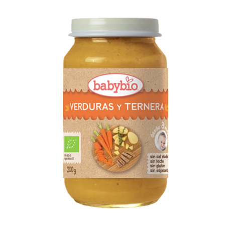 POTITO MENU TRADICION VERDURA TERNERA BABYBIO 200GR